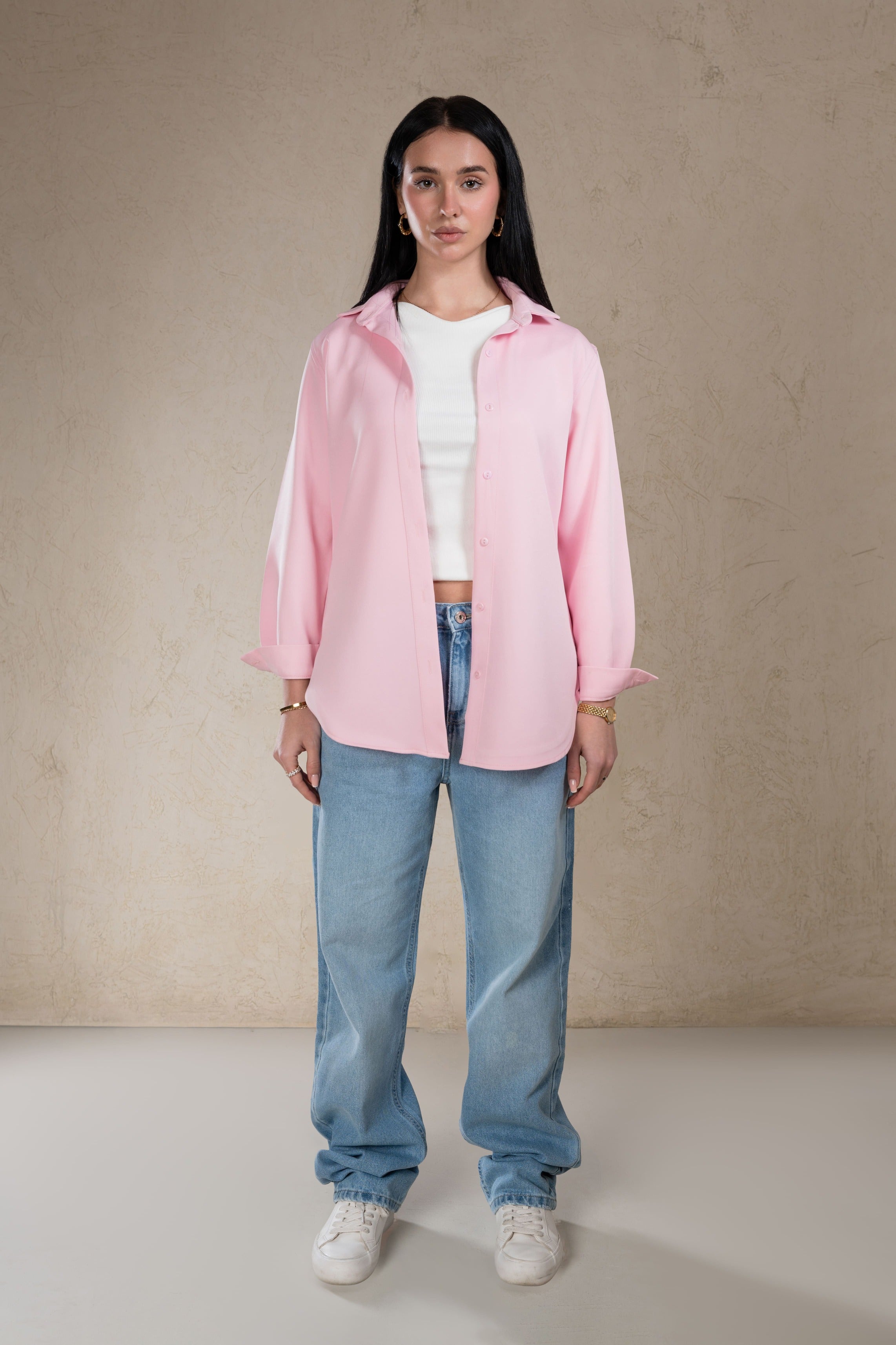 Wide-Neck Shirt – Sandstorm